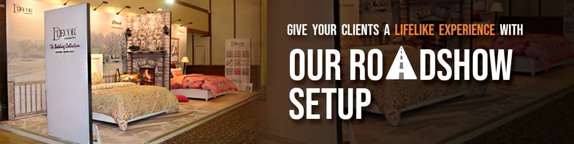 Give Your Clients realistic Experience with Our Roadshow Setup